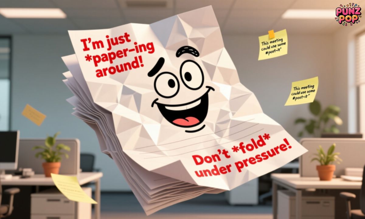 181+ Funny Paper Puns That’ll Have You Folding With Laughter
